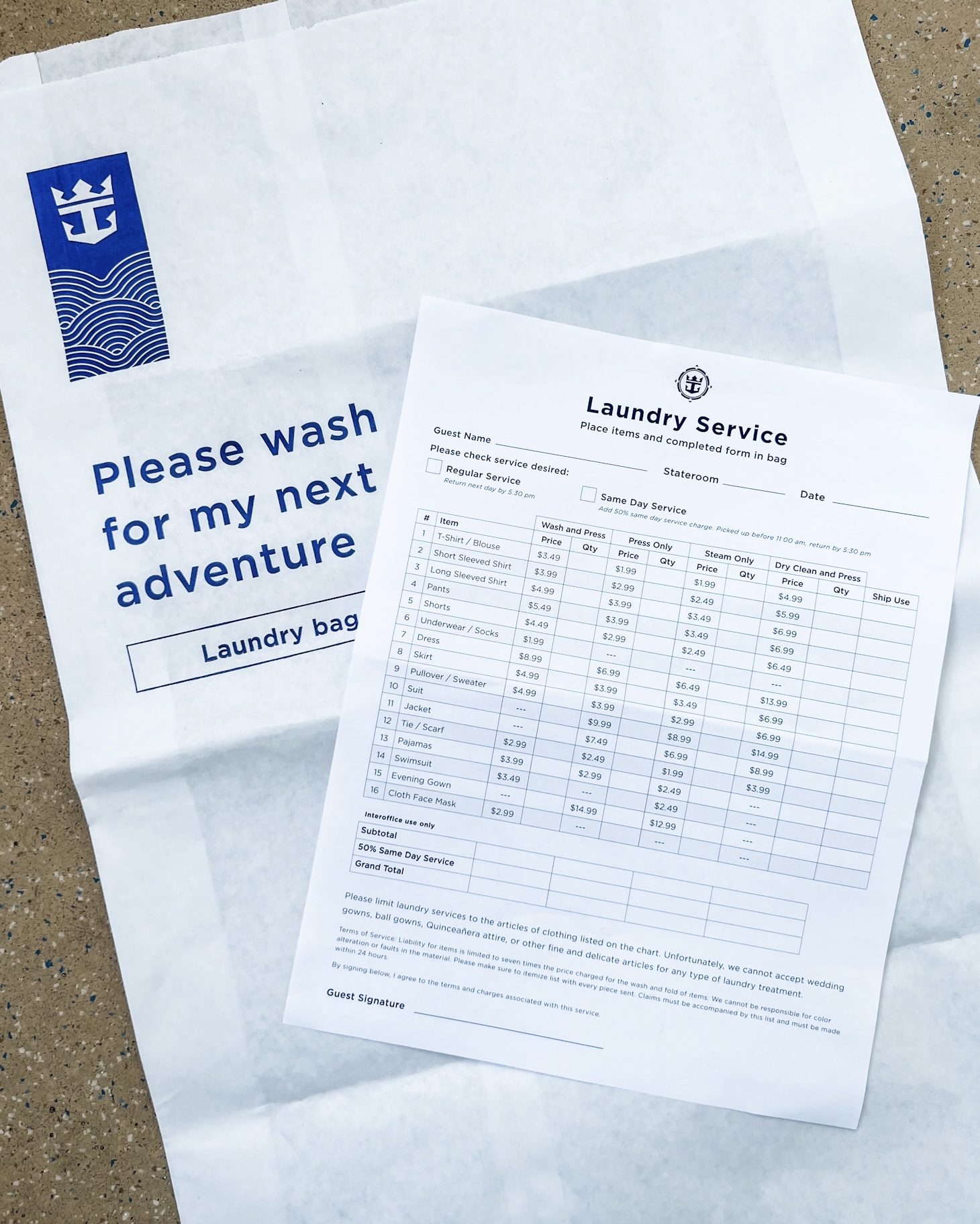 How to do Your Laundry on Cruise Lines - A Jetset Journal