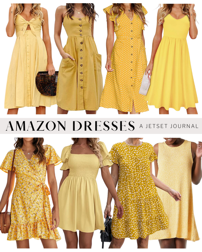 Spring Dresses in Beautiful Yellow Hues - A Jetset Journal