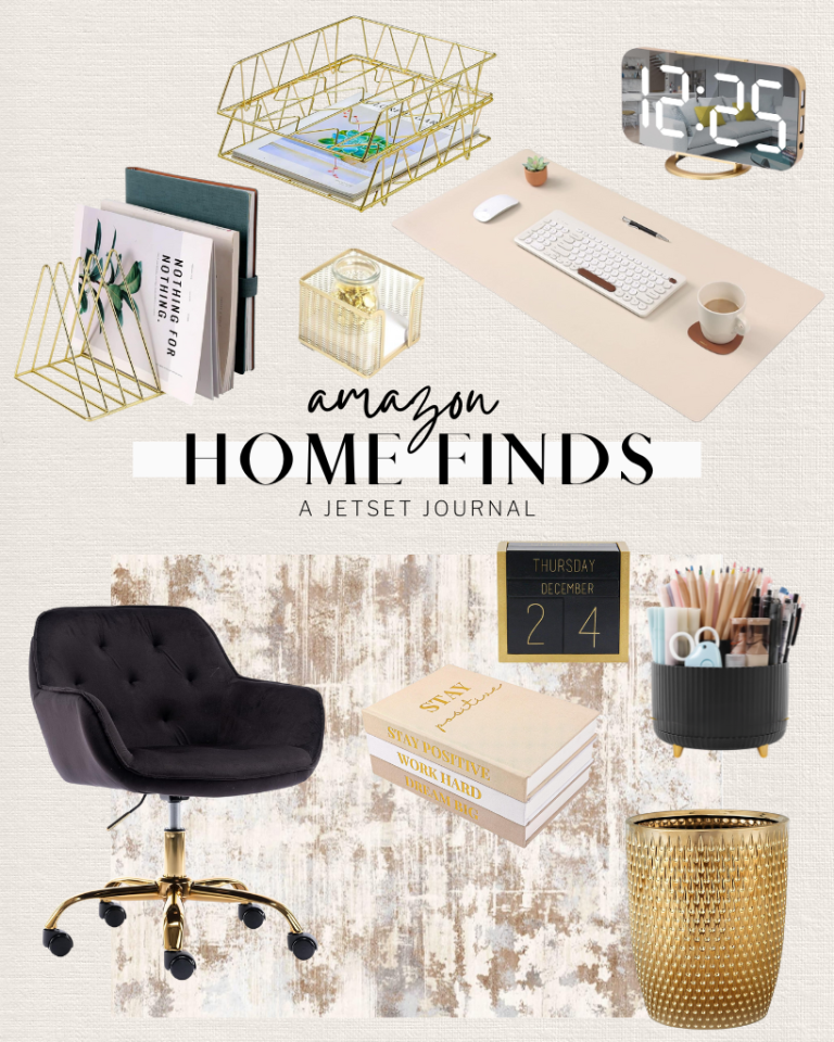Design a Pretty Home Office With Amazon - A Jetset Journal